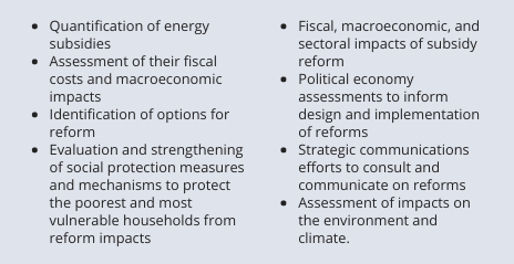 Energy Subsidy Reform Facility (ESRF) | Program Profile | ESMAP
